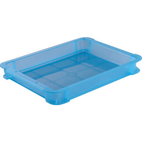 TRUSCO スケルトンカラーコンテナ 3L 青 TSK-3B