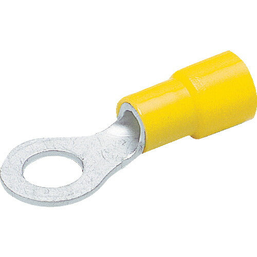 TRUSCO 環境配慮型絶縁被覆付圧着端子丸形φ6．4長さ29．4 （15個入） T-TMEX3.5-6L